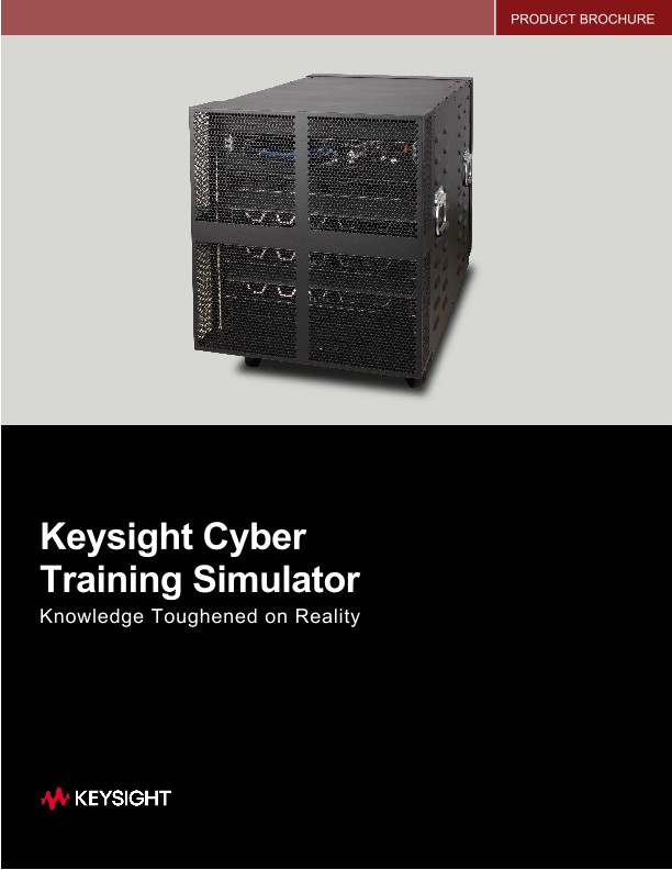 Keysight Cyber Training Simulator PDF Asset Page | Keysight